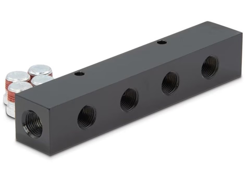Enerpac: 7″ Long Bar Hydraulic Manifold with 7 Female Ports – ASPAC ...