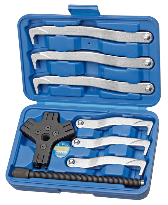 Heytec Multifunction pullers in plastic box – ASPAC Industrial Tools