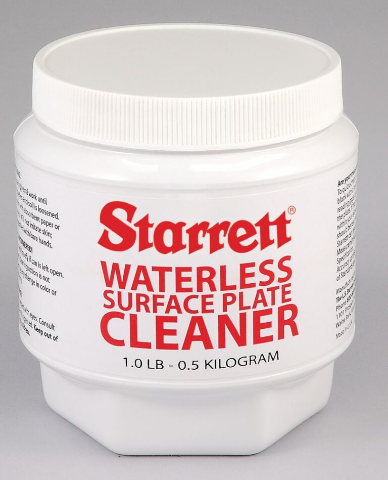 Starrett Waterless Surface Plate Cleaner 1lb – ASPAC Industrial Tools