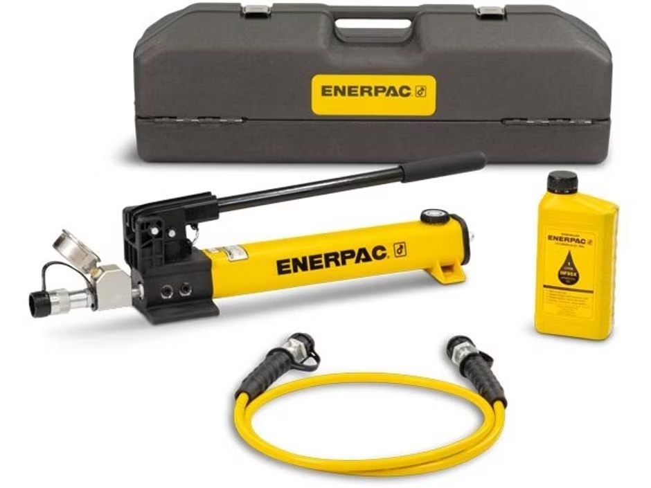 Enerpac Lightweight Hydraulic Hand Pump and System Components Toolbox ...