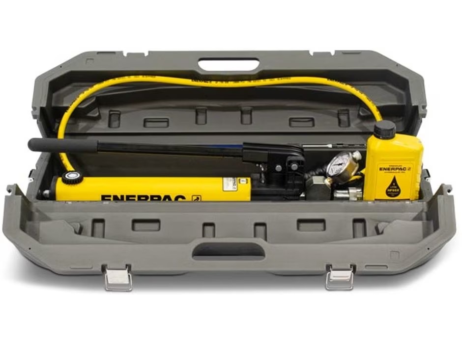 Enerpac Lightweight Hydraulic Hand Pump and System Components Toolbox ...