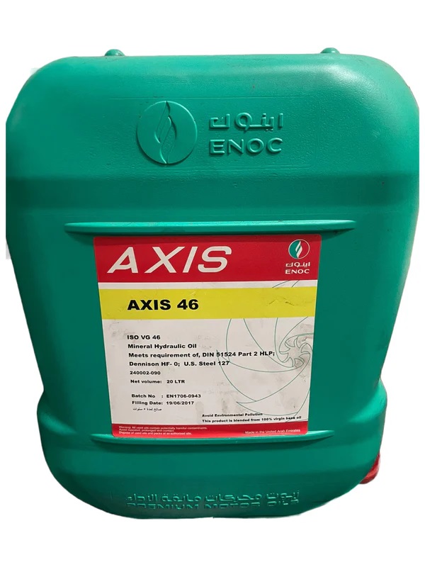 Enoc Axis 46 Hydraulic Oil 20L – ASPAC Industrial Tools