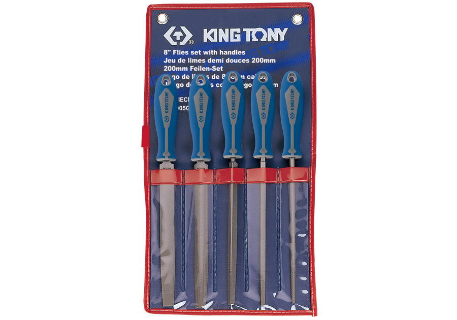 King Tony 5 PC. Second Cut File Set – ASPAC Industrial Tools